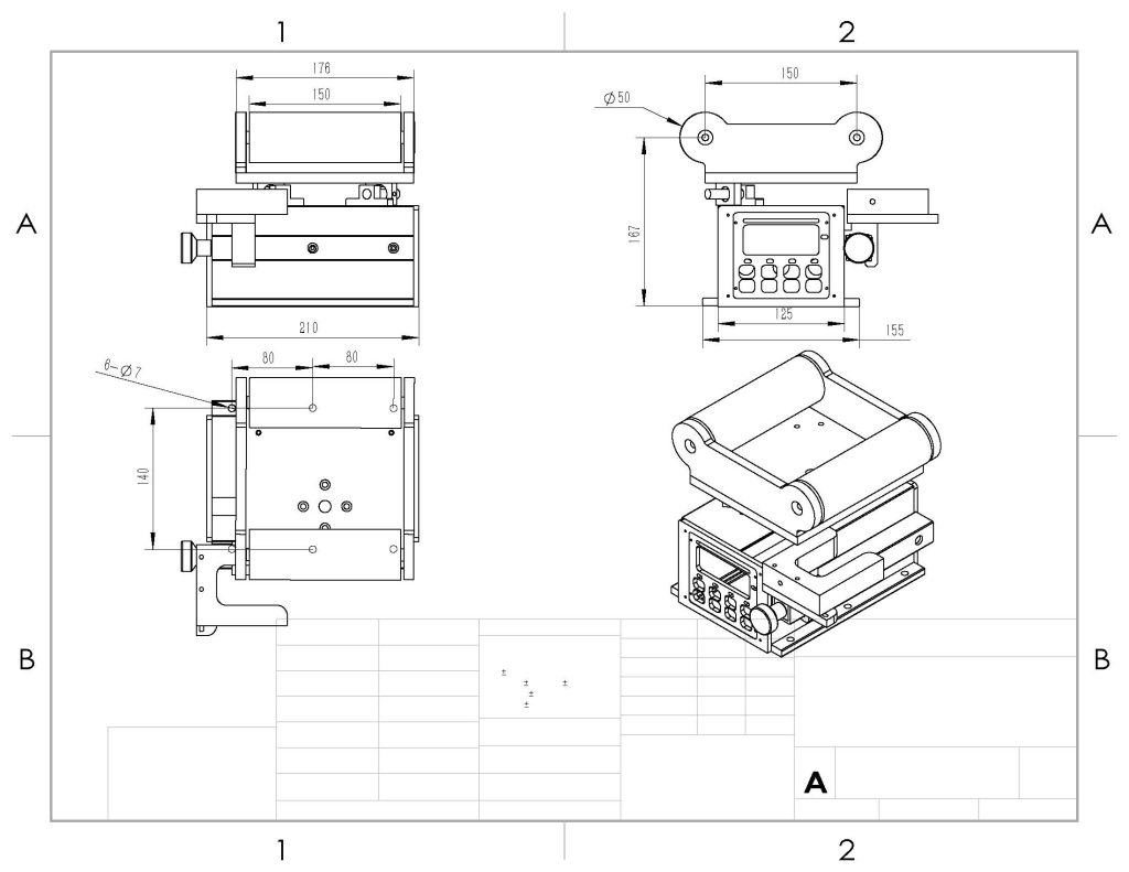 150mm Width Auto Web Guiding Systems | hjp-webguidingsystem