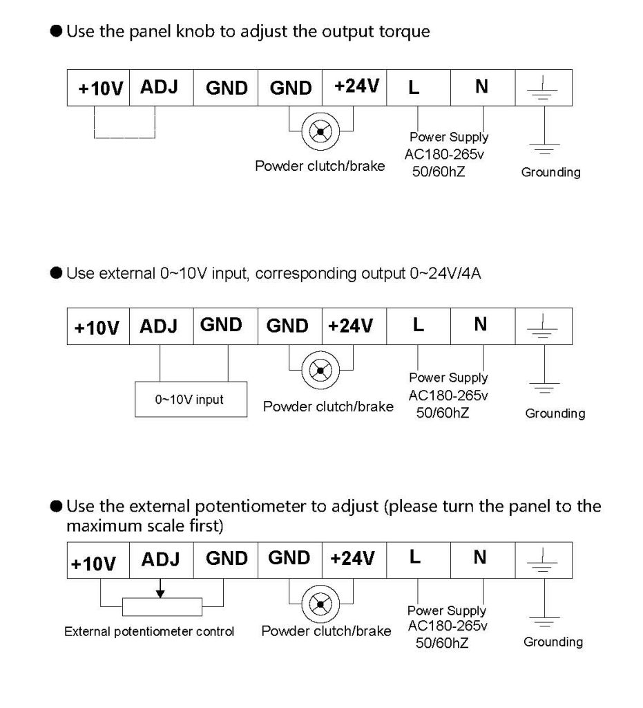 0~24V Manual Tension Controller KTC002 used together with Magnetic ...